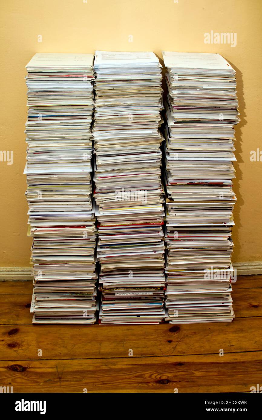 recycled paper, documents, file pile, recycled papers, recycling ...