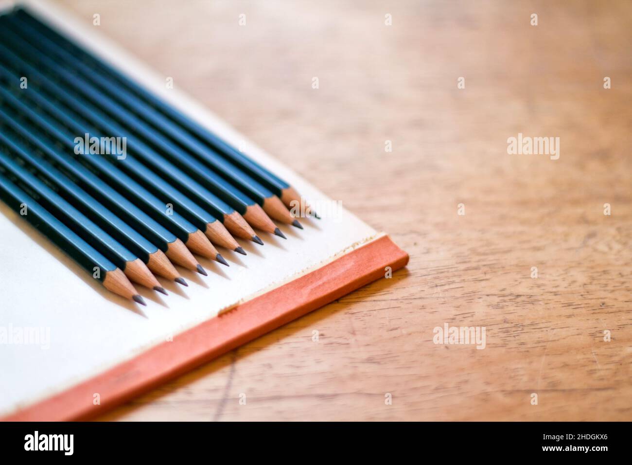 pencil, write block, pencils, write blocks Stock Photo - Alamy