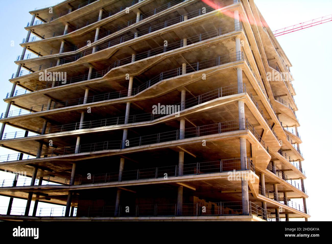 skyscraper, new building, carcass, superstructure, high rise ...