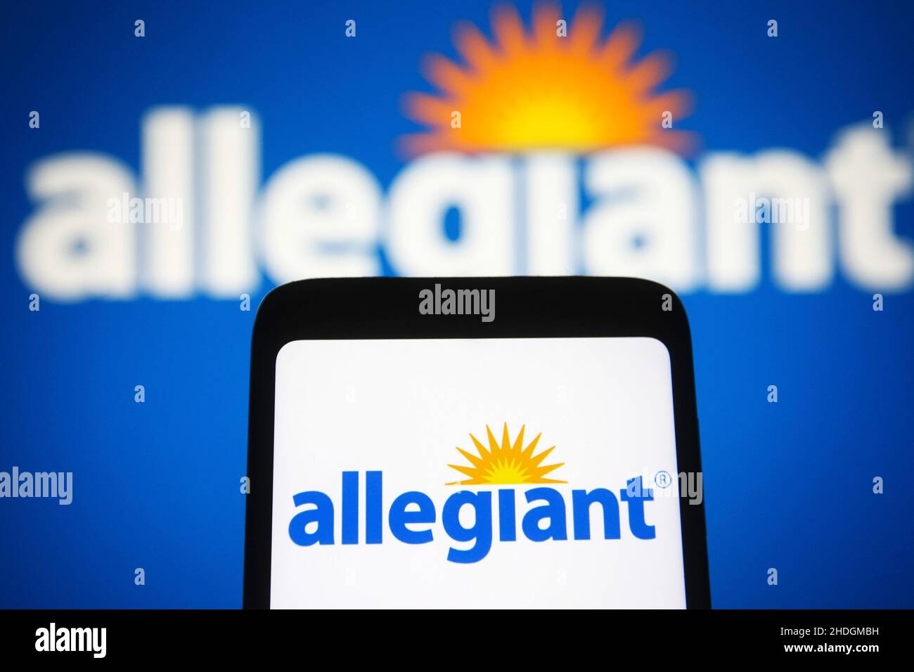 Allegiant logo hi-res stock photography and images - Alamy