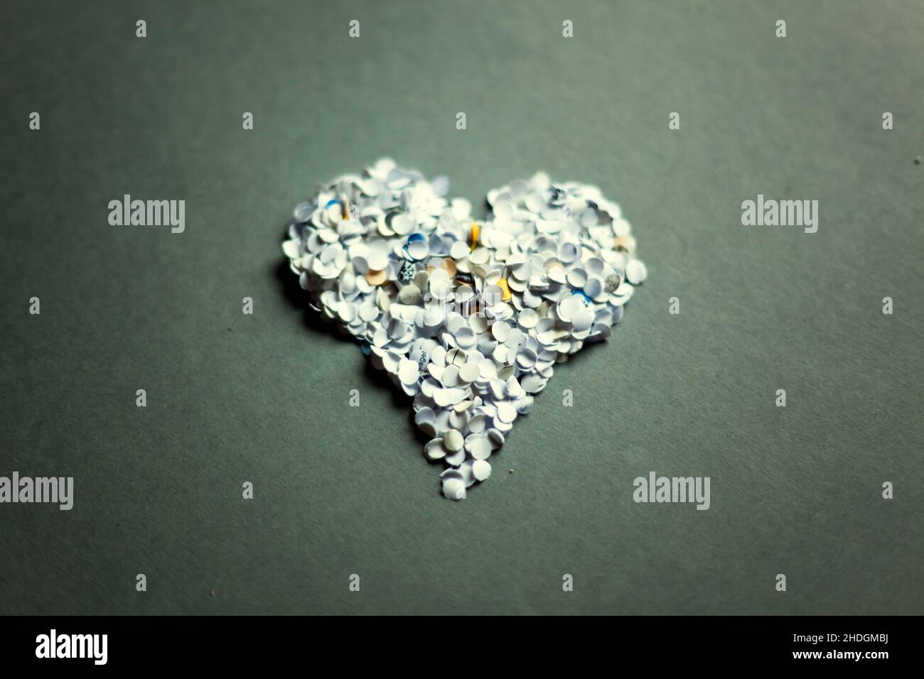heart, paper scraps, hearts, paper scrap Stock Photo - Alamy