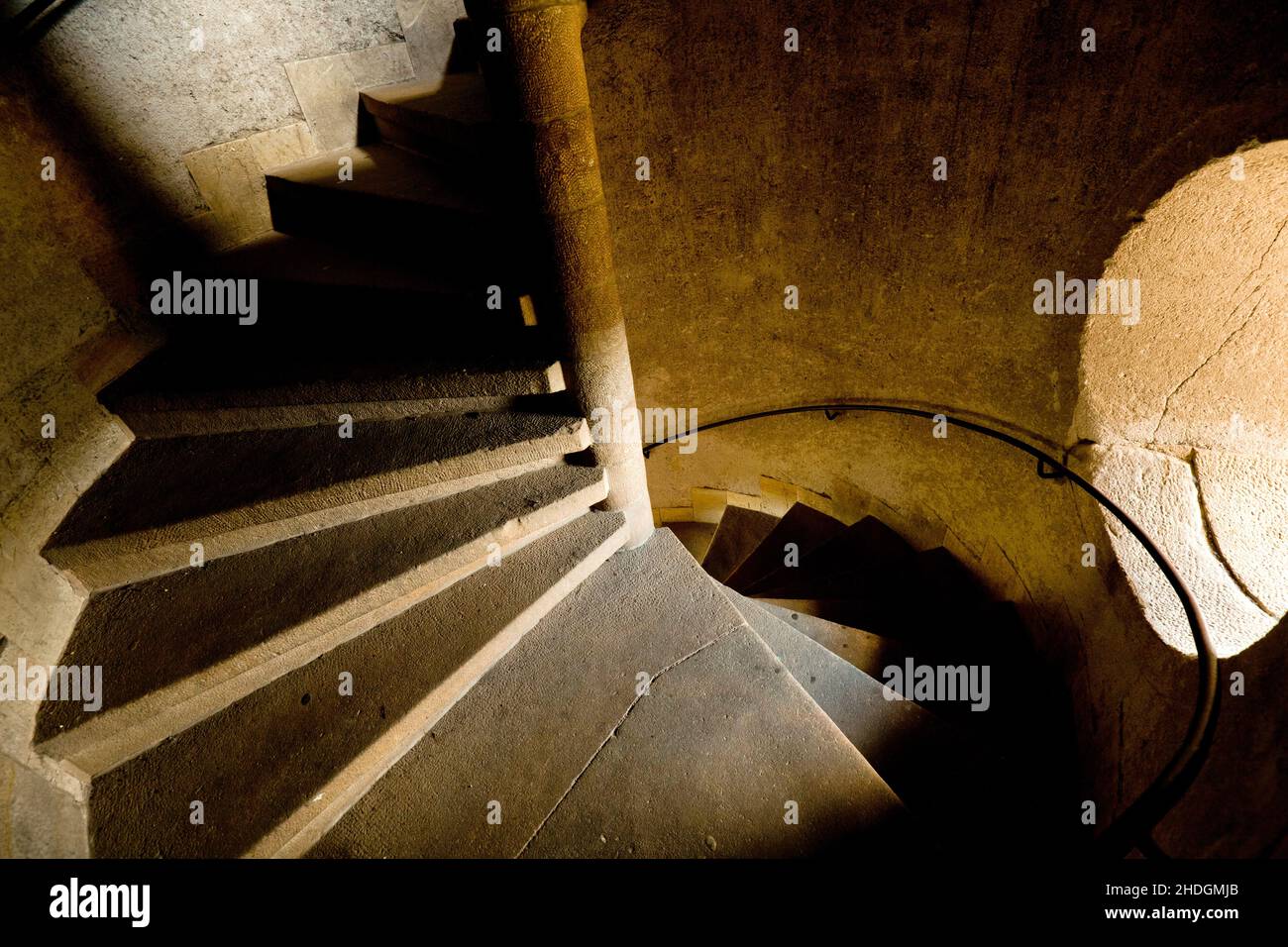 stone stairs, spiral staircase, hohnstein castle, spiral staircases ...