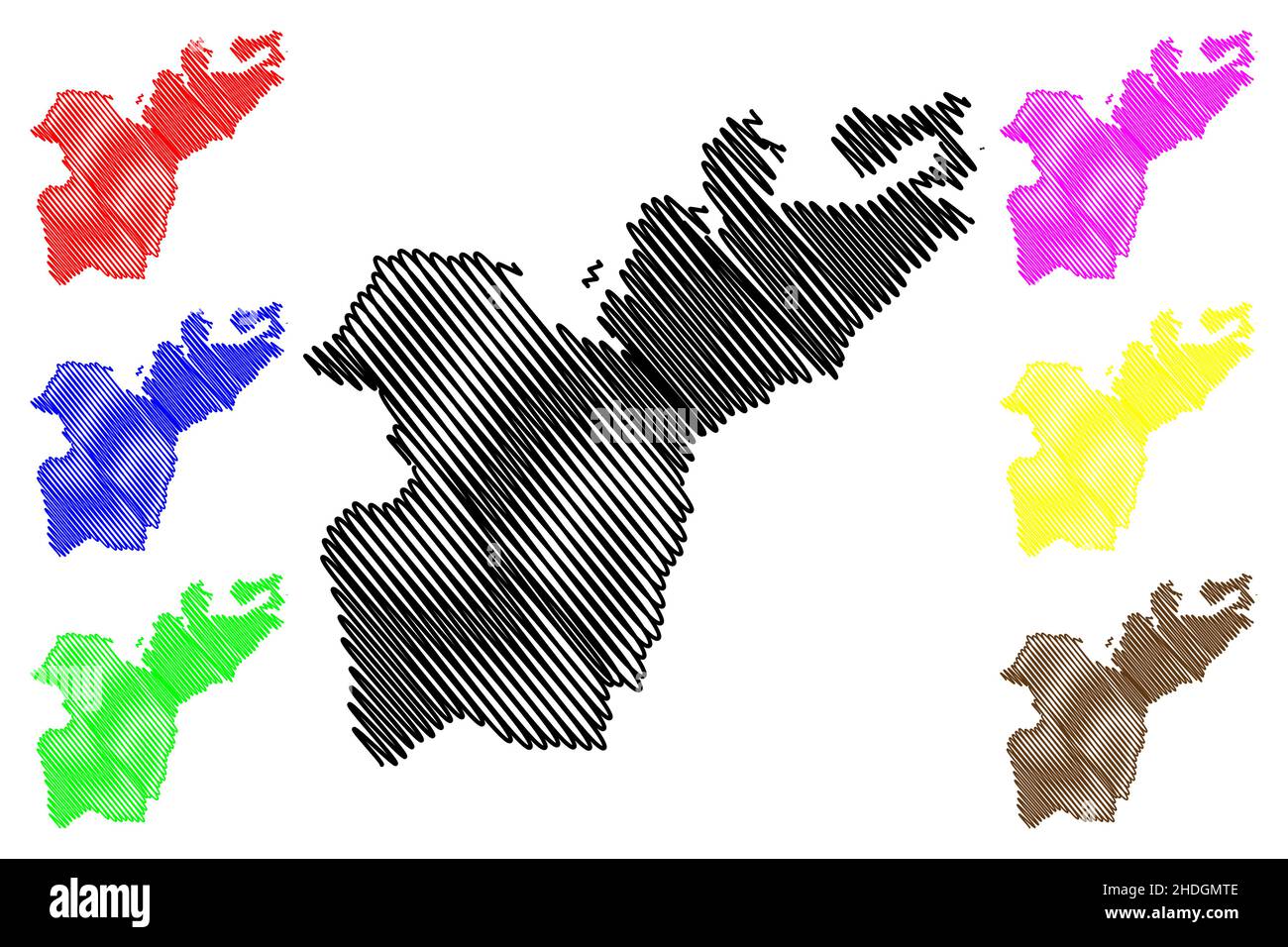 Sukma district (Chhattisgarh State, Bastar division, Republic of India ...