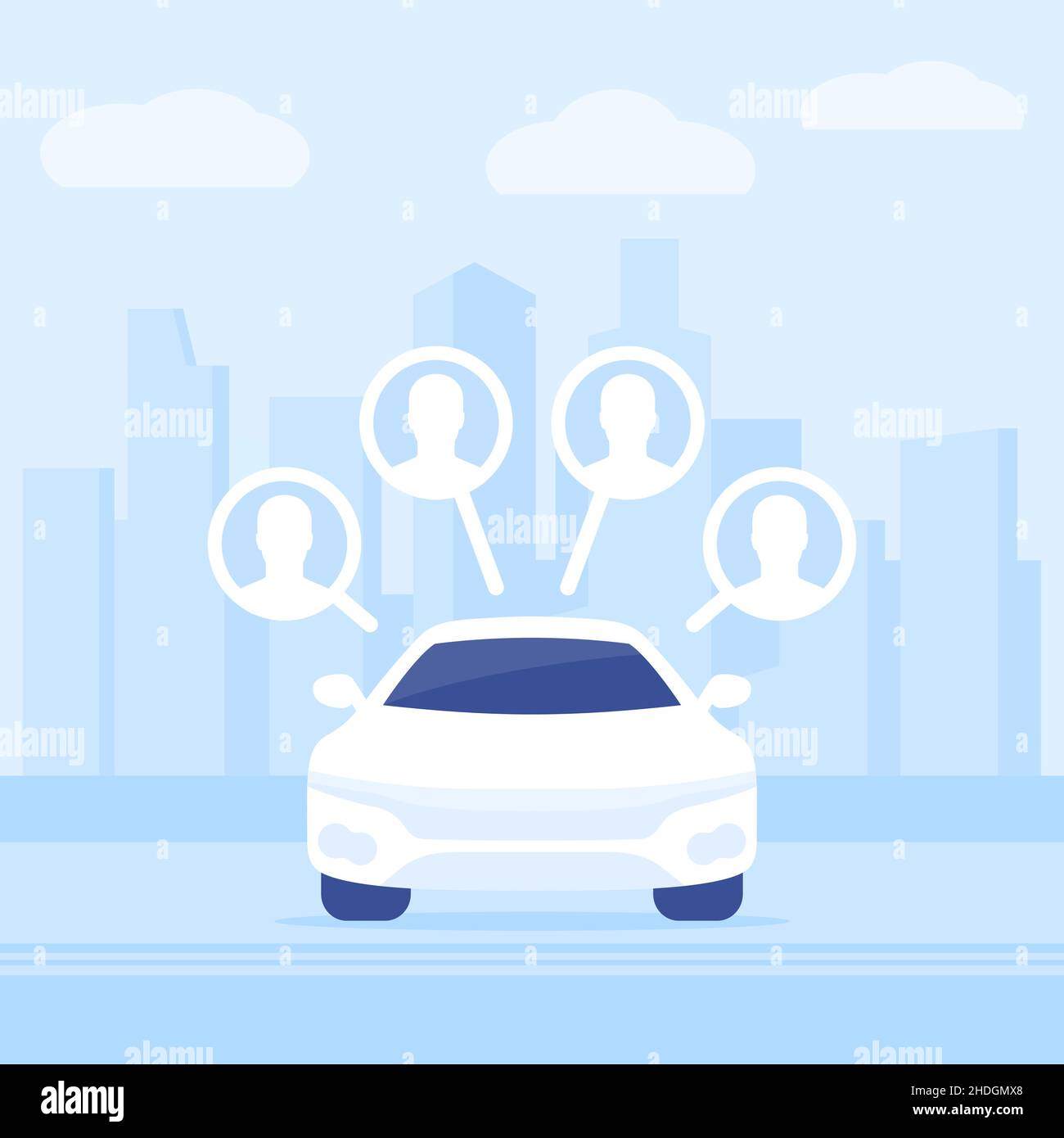 Urban mobility service Stock Vector Images - Alamy