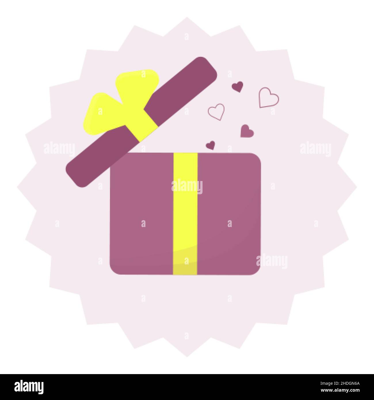 Cute design love gift Stock Vector Images - Alamy