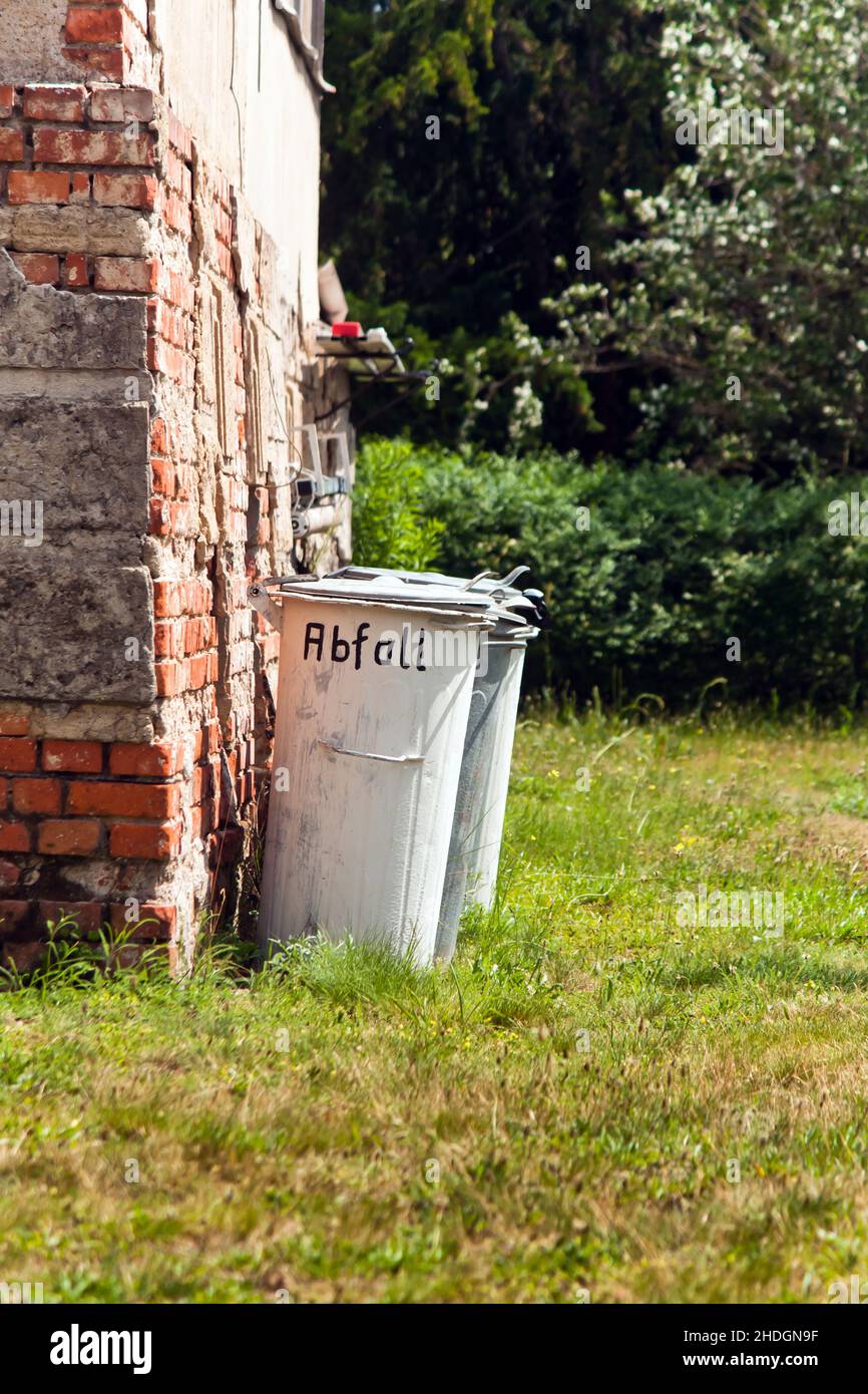 waste, waste bin, wastes, waste bins Stock Photo - Alamy