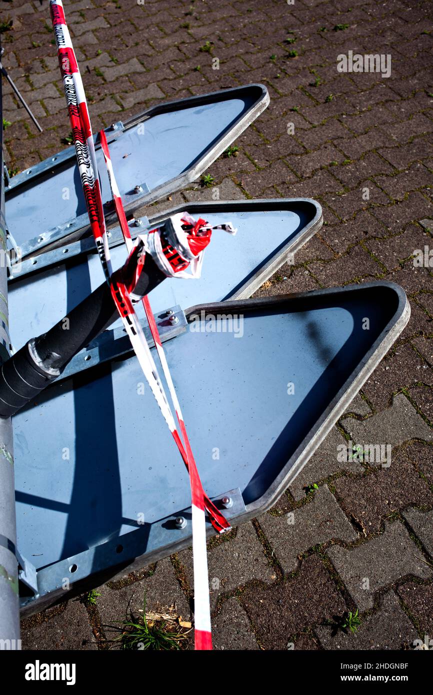 traffic sign, accident, damaged, road sign, road signs, traffic signs ...