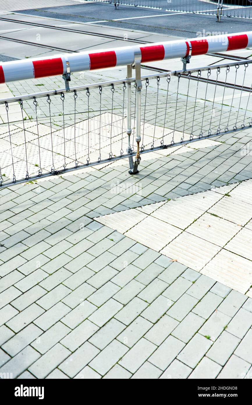 locked, railroad crossing, rail barrier, lockeds, crossing, rail ...