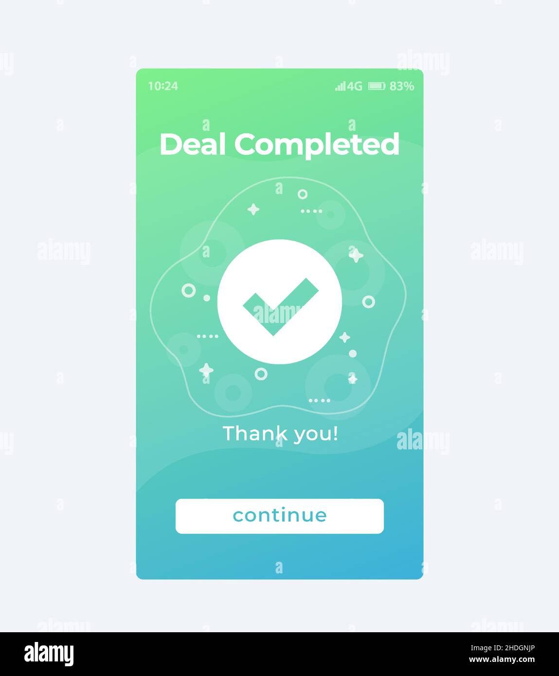 Deal completion Stock Vector Images - Alamy