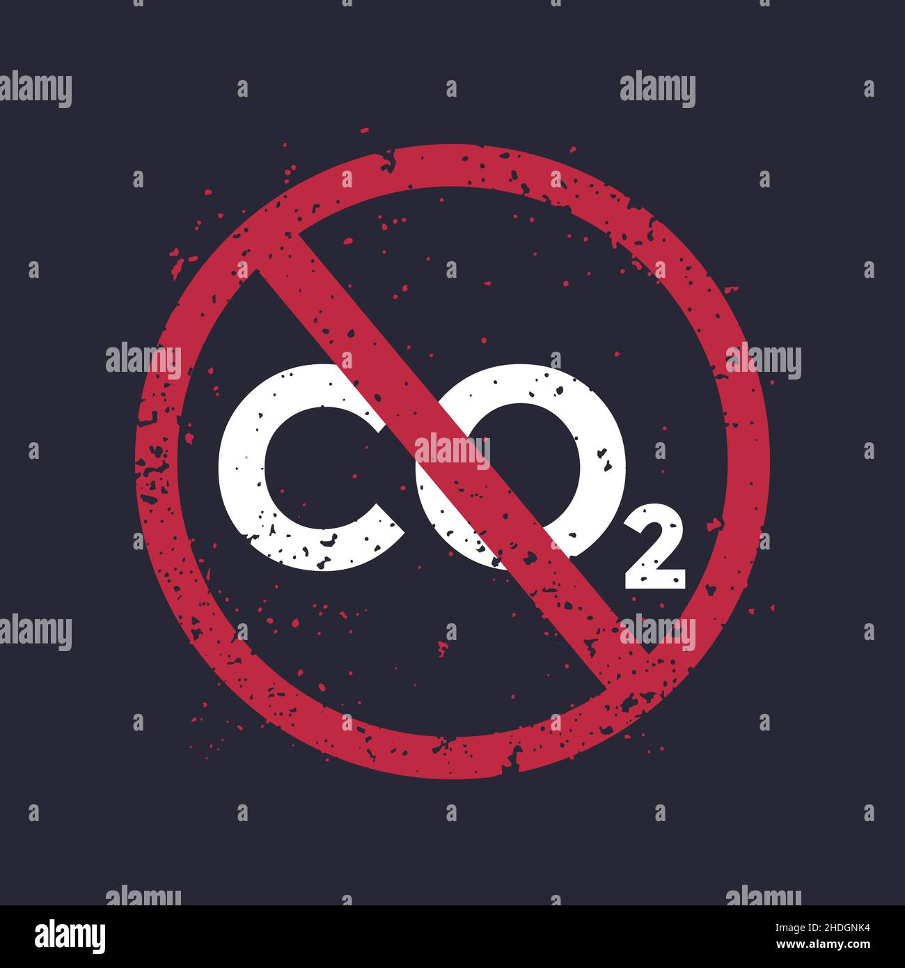 No co2, stop carbon emissions vector art Stock Vector Image & Art - Alamy