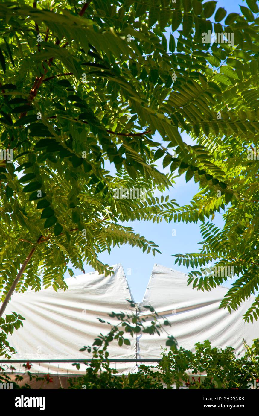 Tarpaulin tents hi-res stock photography and images - Alamy