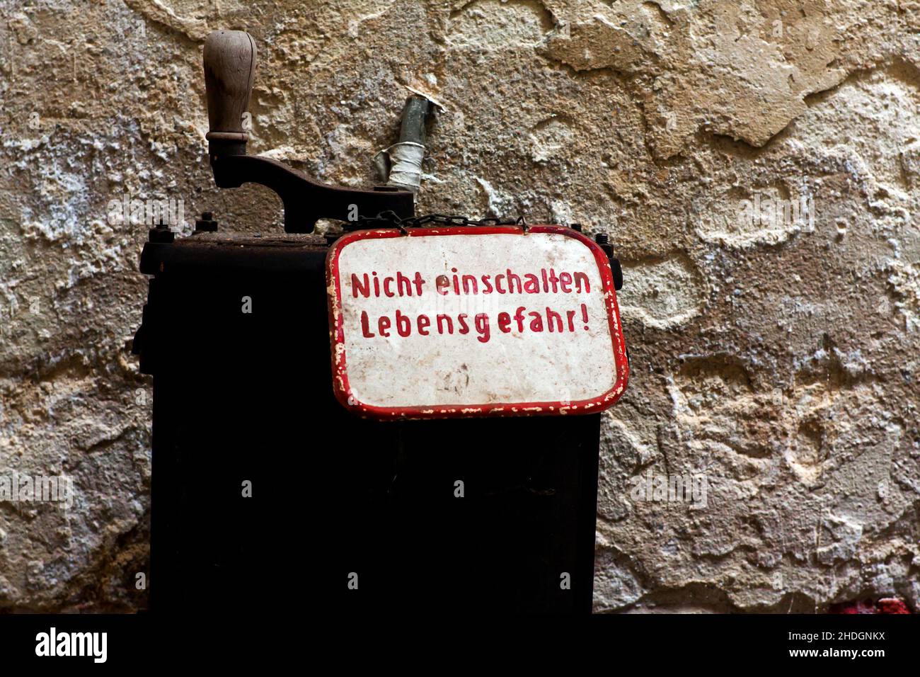 warning sign, life threatening, warning signs Stock Photo - Alamy