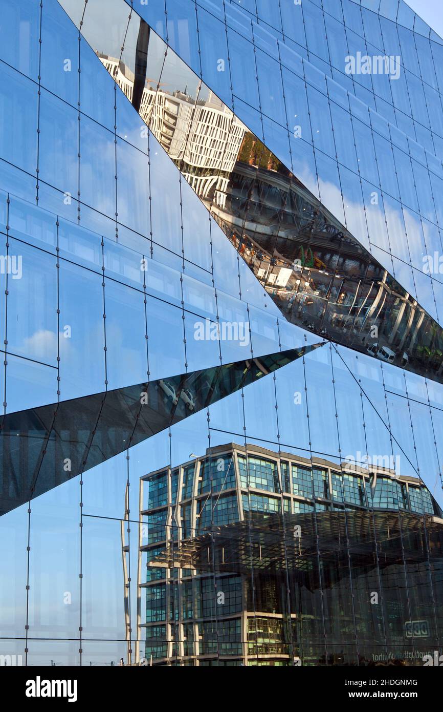 glass facade, modern architecture, cube berlin, glass facades, modern ...