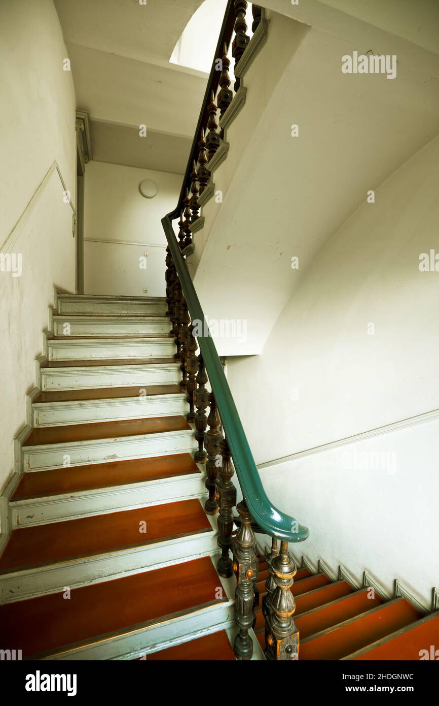 old house, stairway, tenement, old houses, stairways, tenements Stock ...