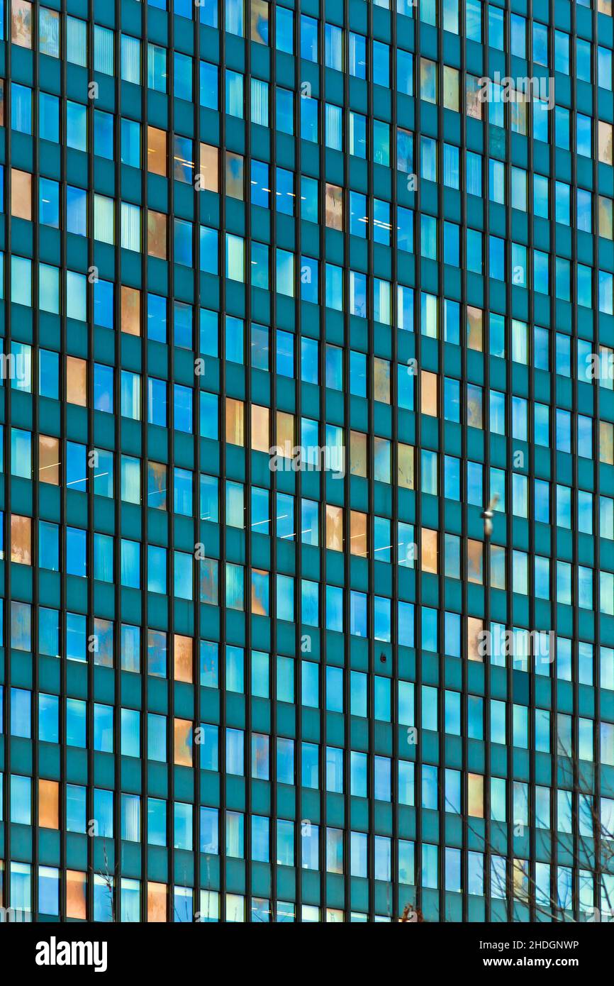 skyscraper, glass facade, windows, high rise, skyscrapers, glass ...