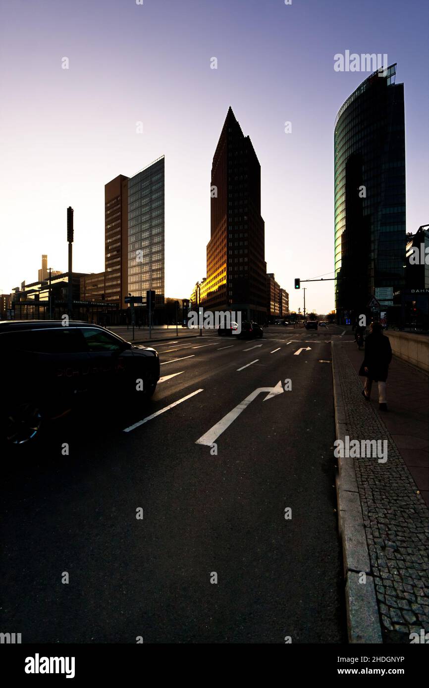 berlin, potsdamer platz, modern architecture, potsdamer platzs, modern ...
