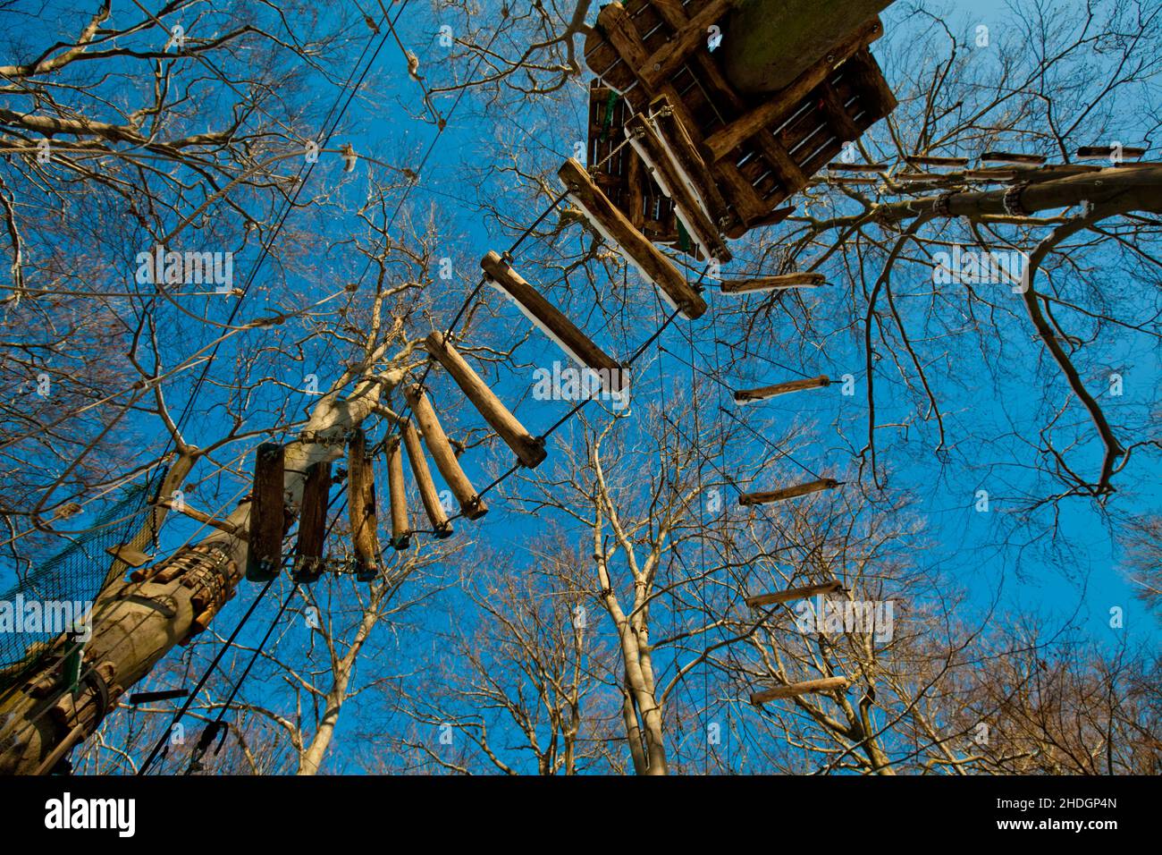 jungle gym, ropes course, jungle gyms, high ropes, ropes courses Stock ...