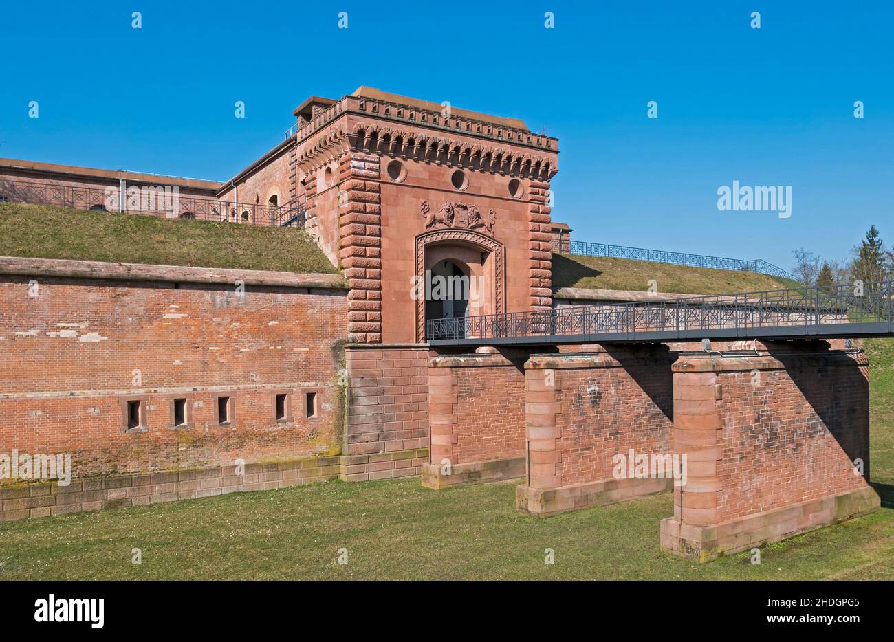germersheim, weißenburger tor, fortress germersheim Stock Photo - Alamy