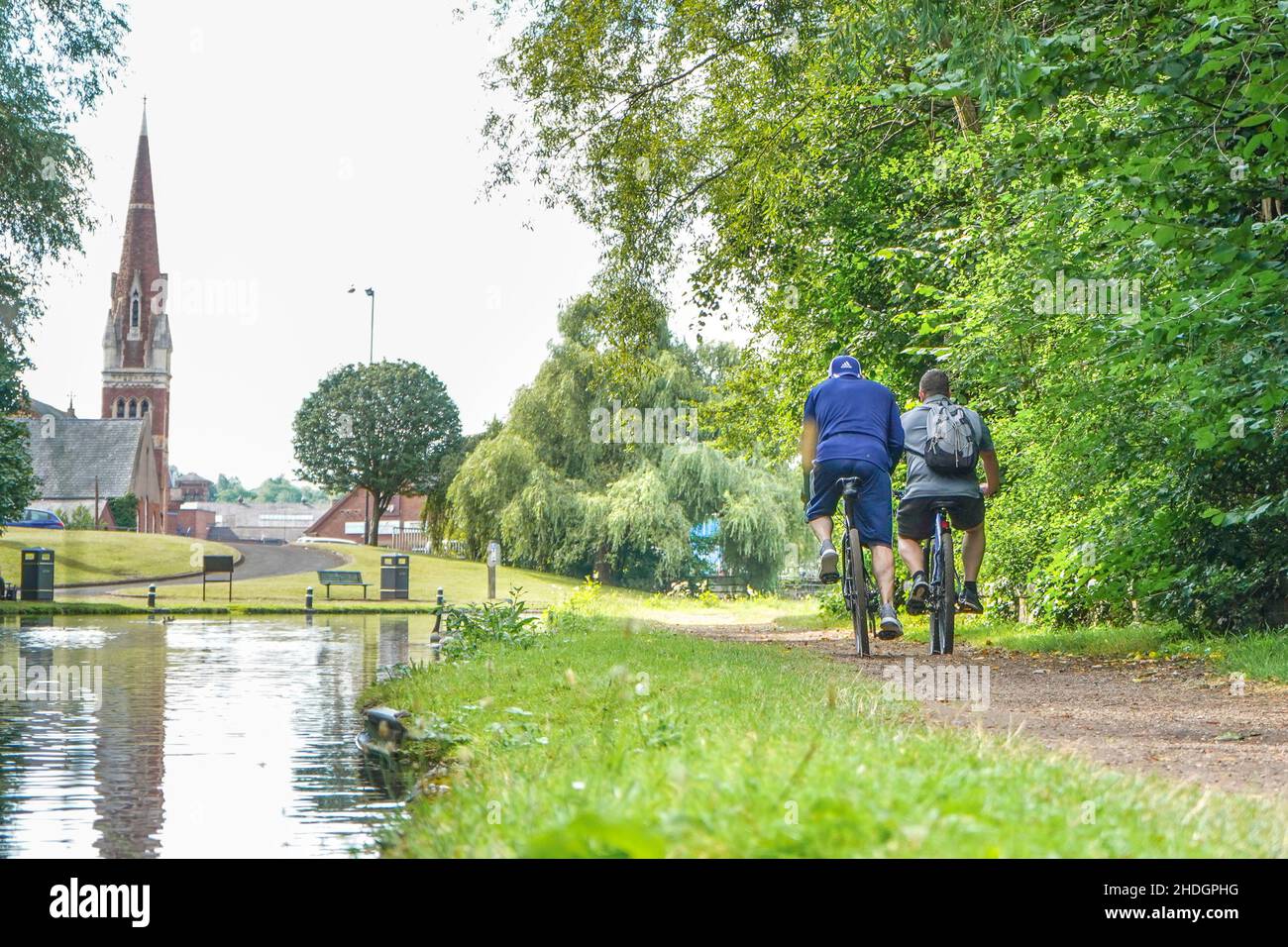 Back view of cyclists hi-res stock photography and images - Alamy