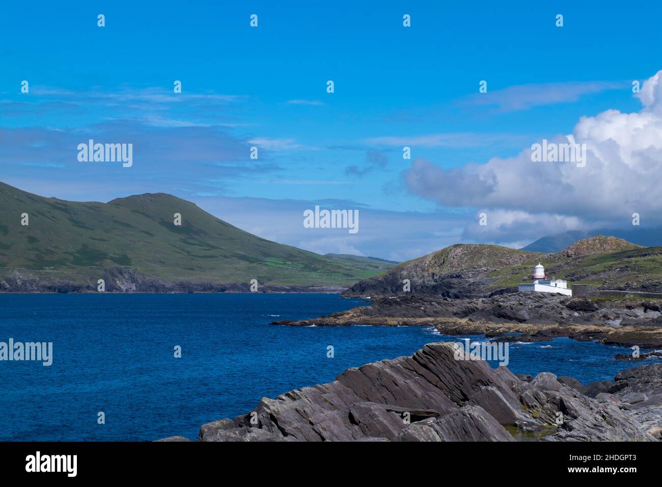 lighthouse, valentia island, lighthouses Stock Photo - Alamy