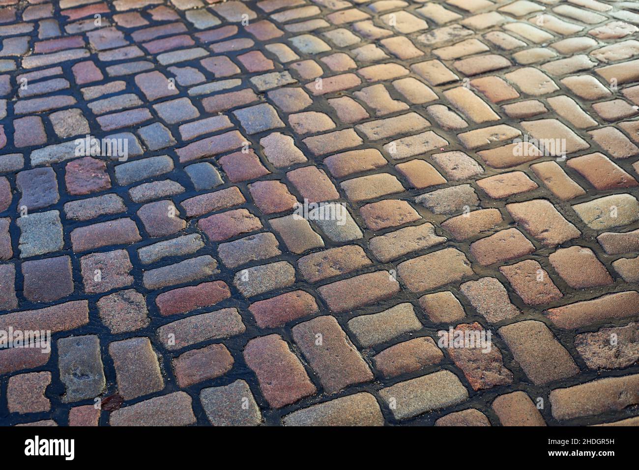 cobblestone, road surface, cobblestones, road surfaces Stock Photo - Alamy