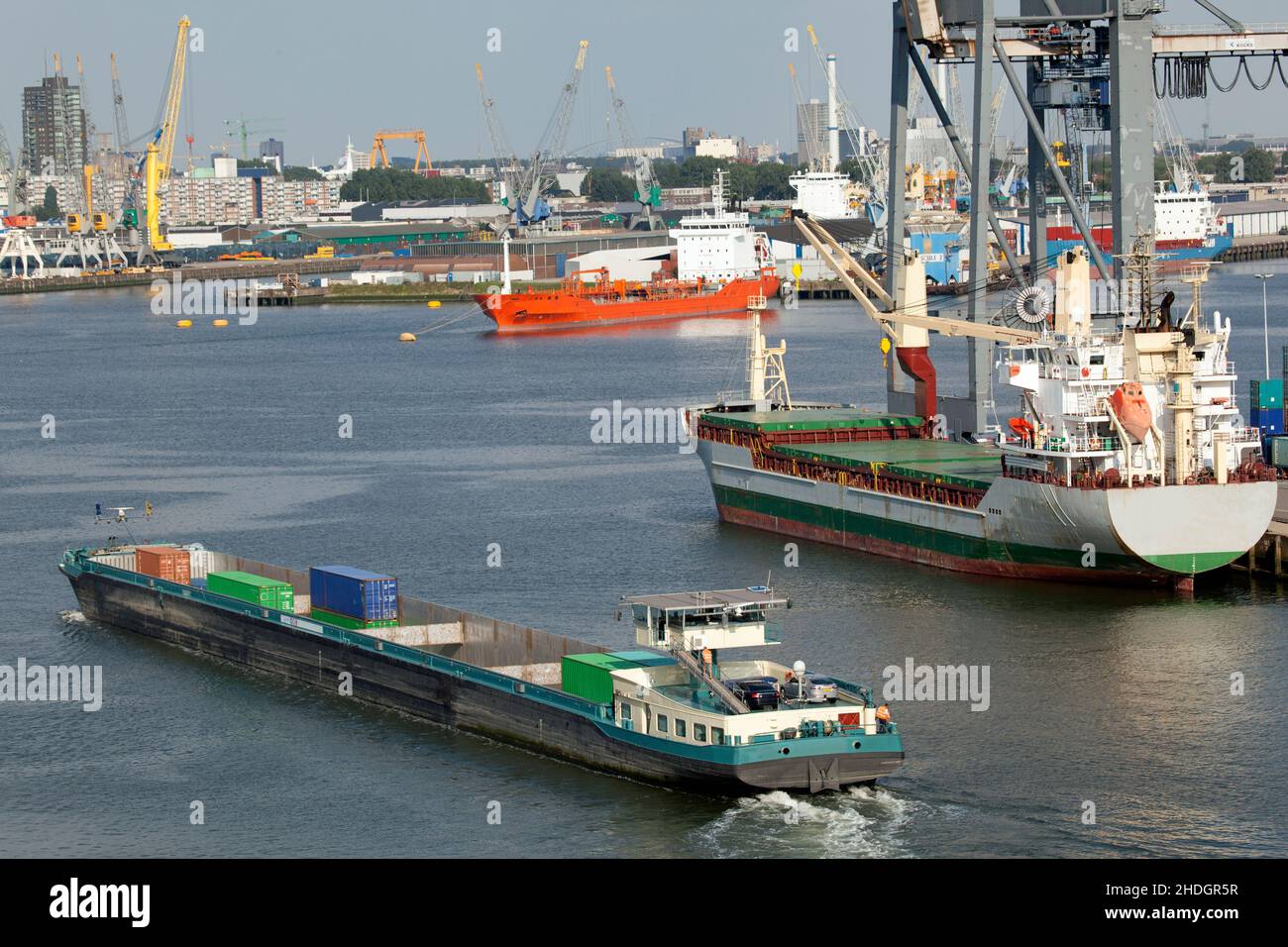 harbour, container ship, container terminal, harbours, port, container ...