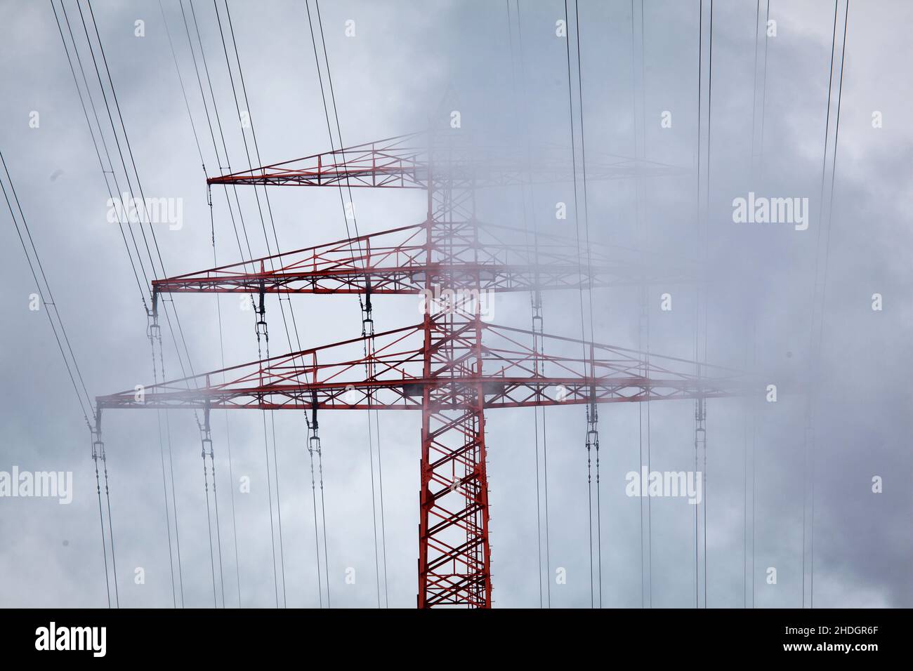electrical tower, power line, mast, electrical towers, power lines ...