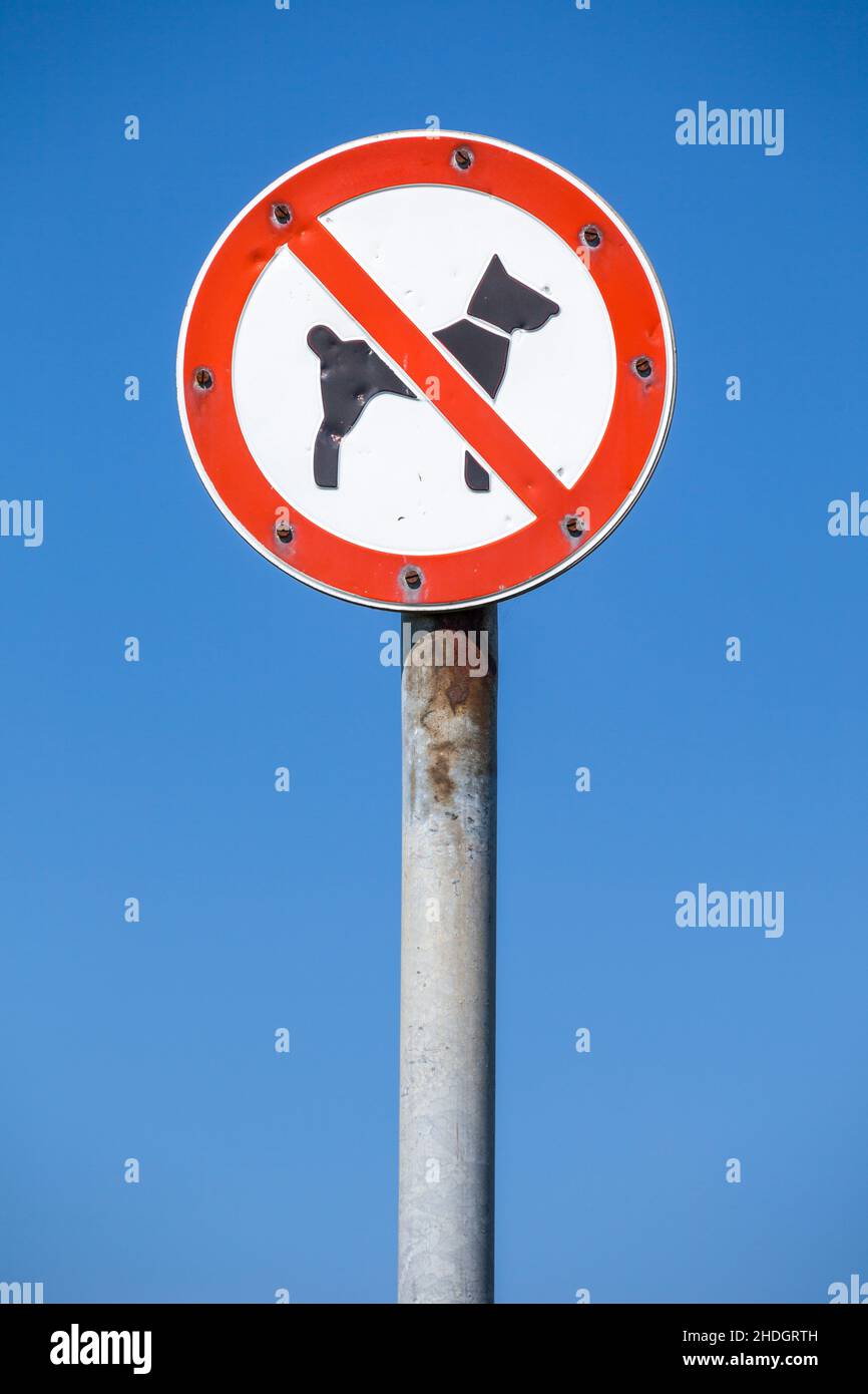 Pictogram dogs prohibited hi-res stock photography and images - Alamy