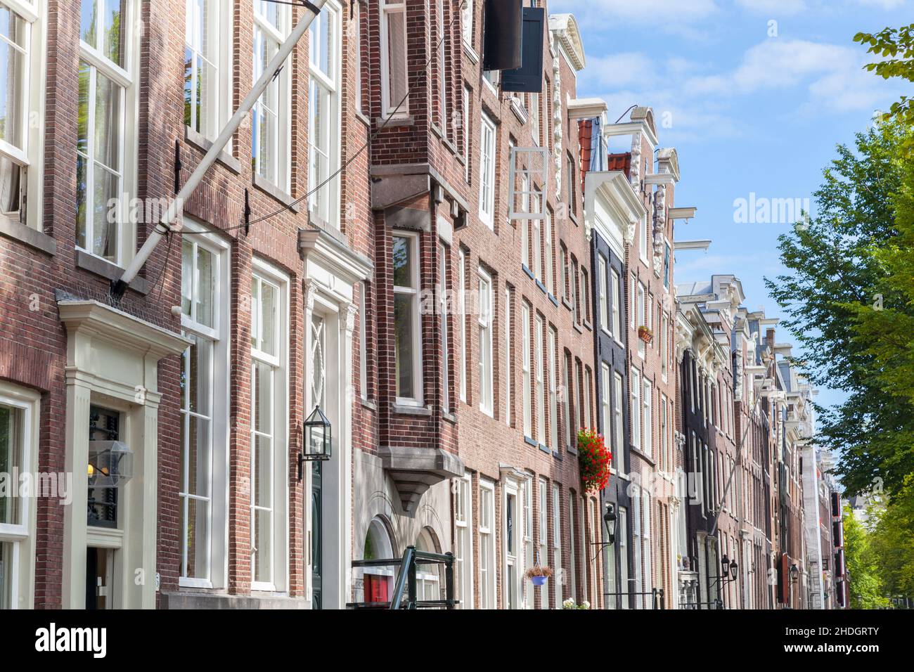 facade, row houses, amsterdam, facades, row house, amsterdams Stock ...