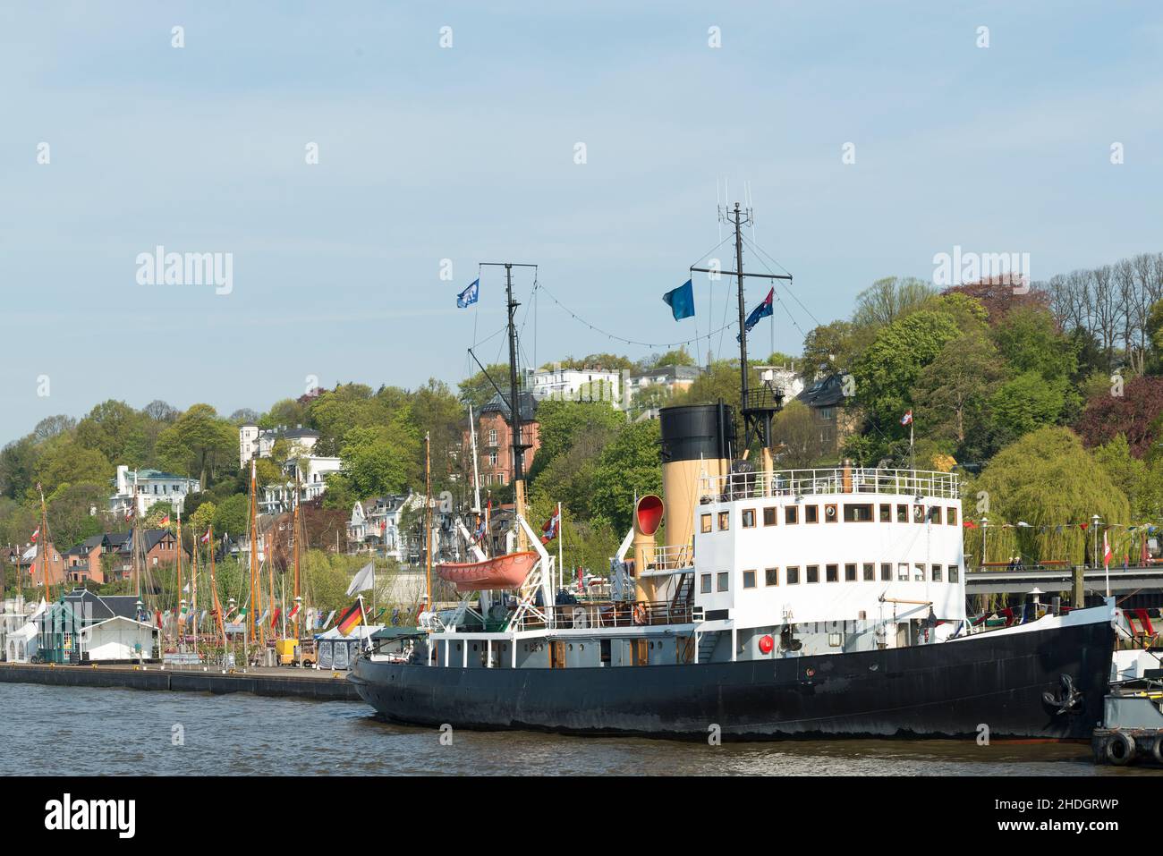 hamburg, museum port, ice breaker, museum ports, ice-breakers Stock ...