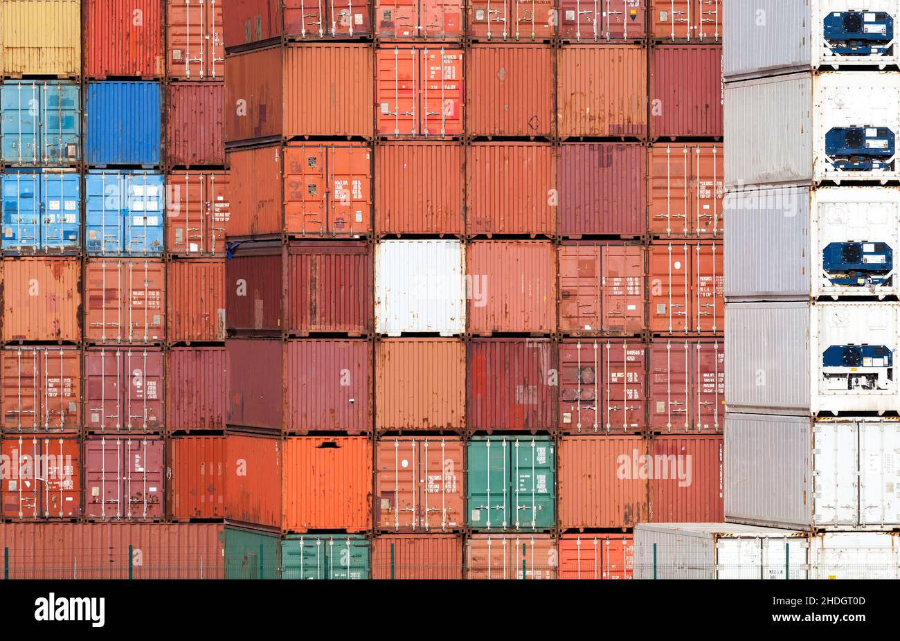 cargo container, freight transportation, container port, cargo ...