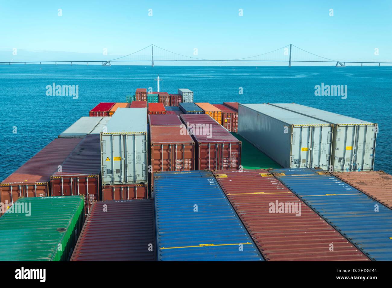container ship, cargo, container ships, cargos Stock Photo - Alamy