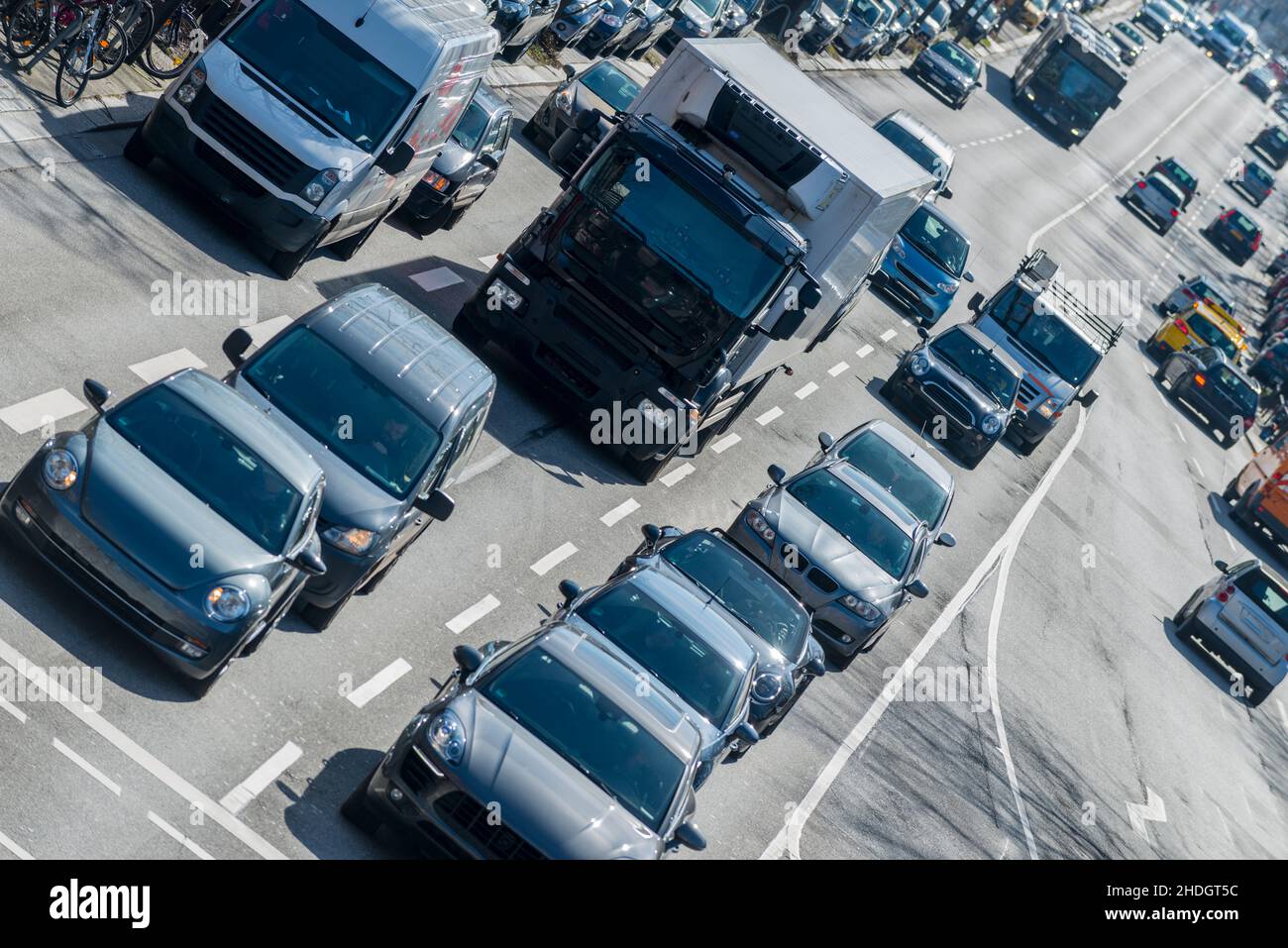 road traffic, rush hour, city traffic, roads, street, streets, rush ...