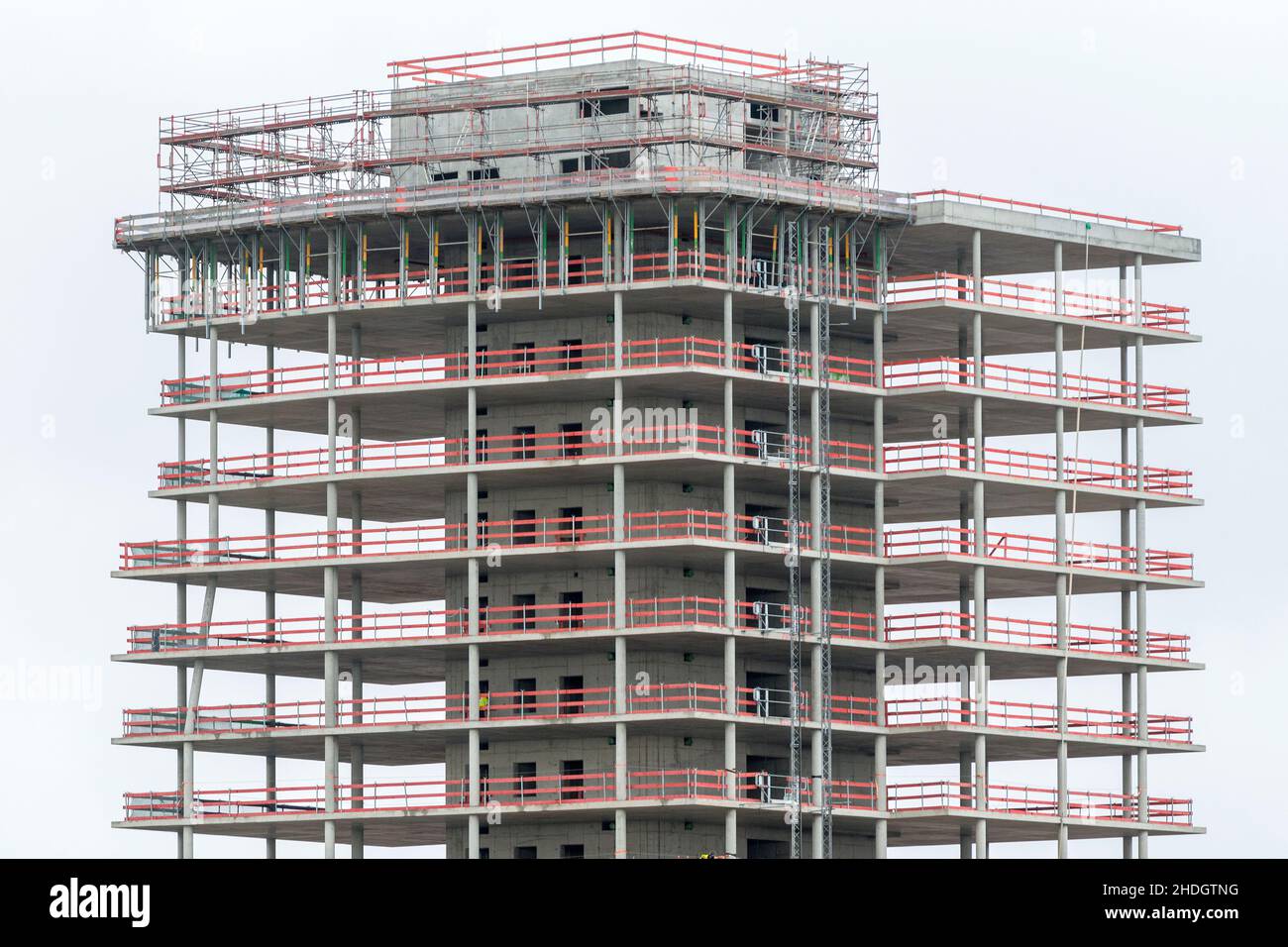 skyscraper, construction site, scaffold, high rise, skyscrapers ...
