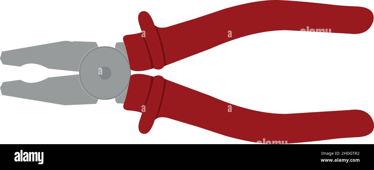 Vector illustration of a pliers tool Stock Vector Image & Art - Alamy