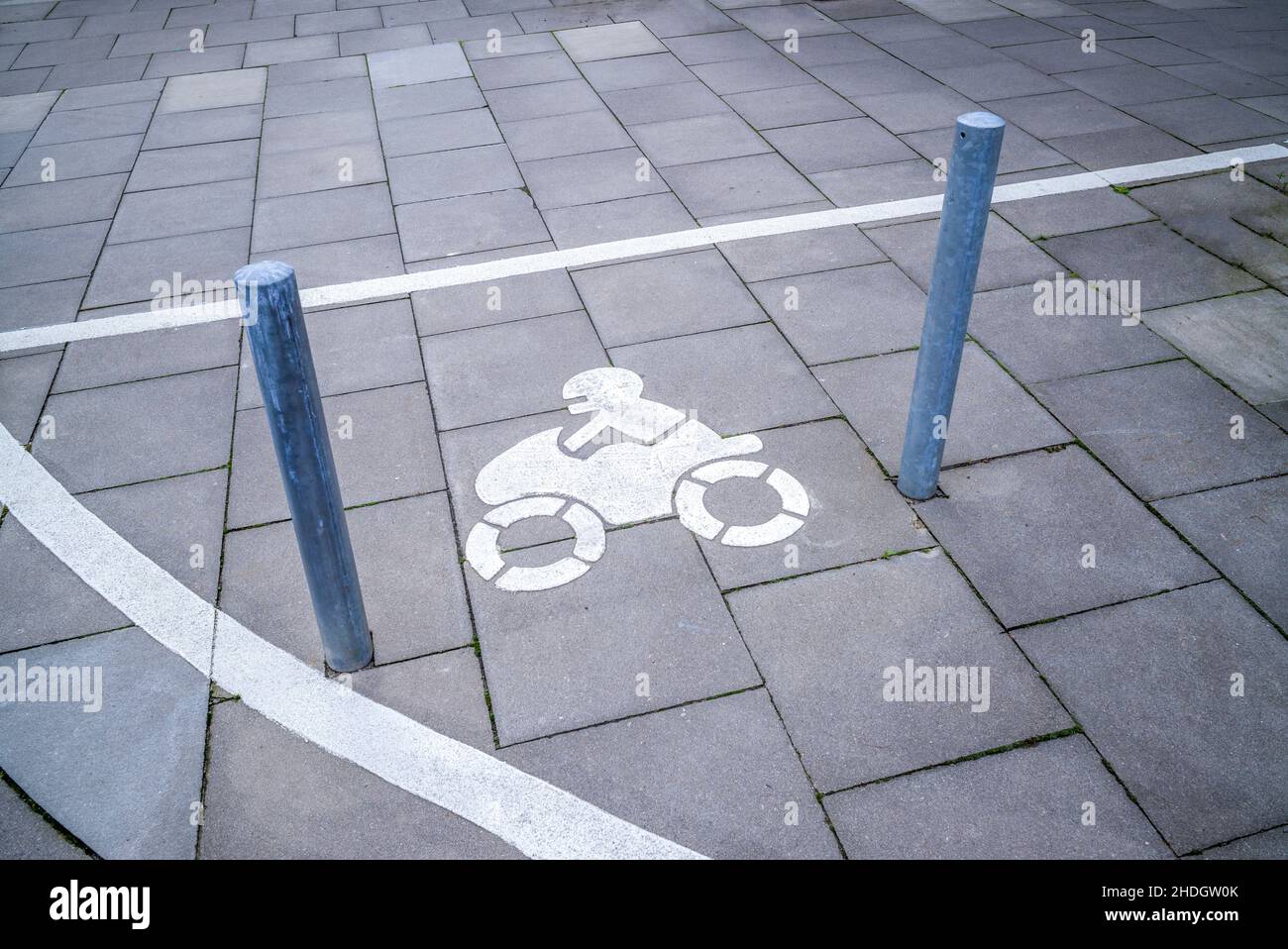 Motorcycle barrier hi-res stock photography and images - Alamy