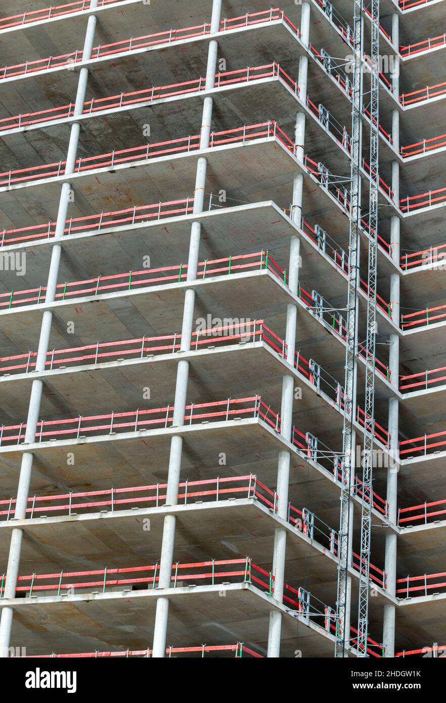 new building, carcass, superstructure, new buildings, superstructures ...