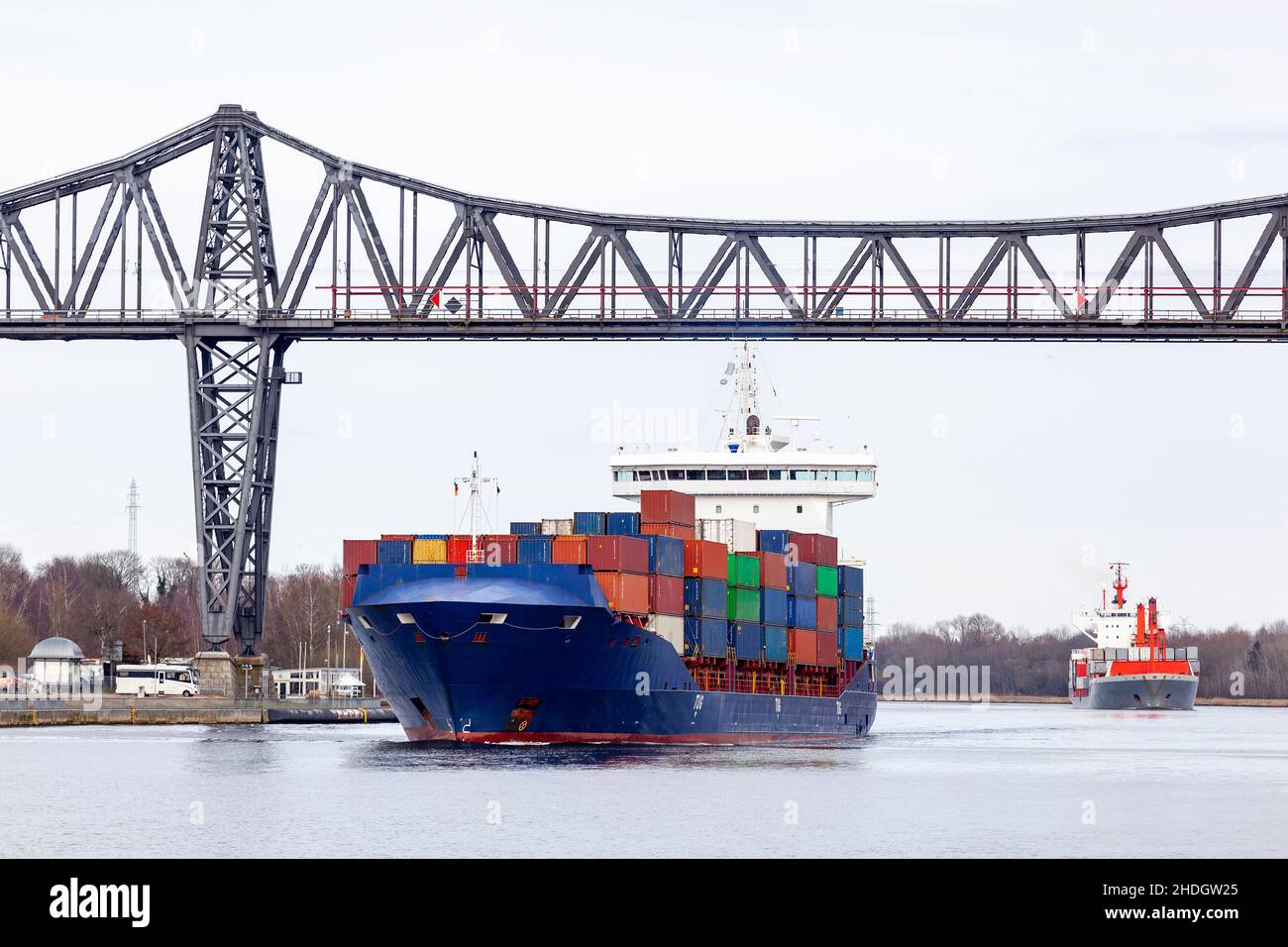 container ship, kiel canal, container ships, kiel canals Stock Photo ...