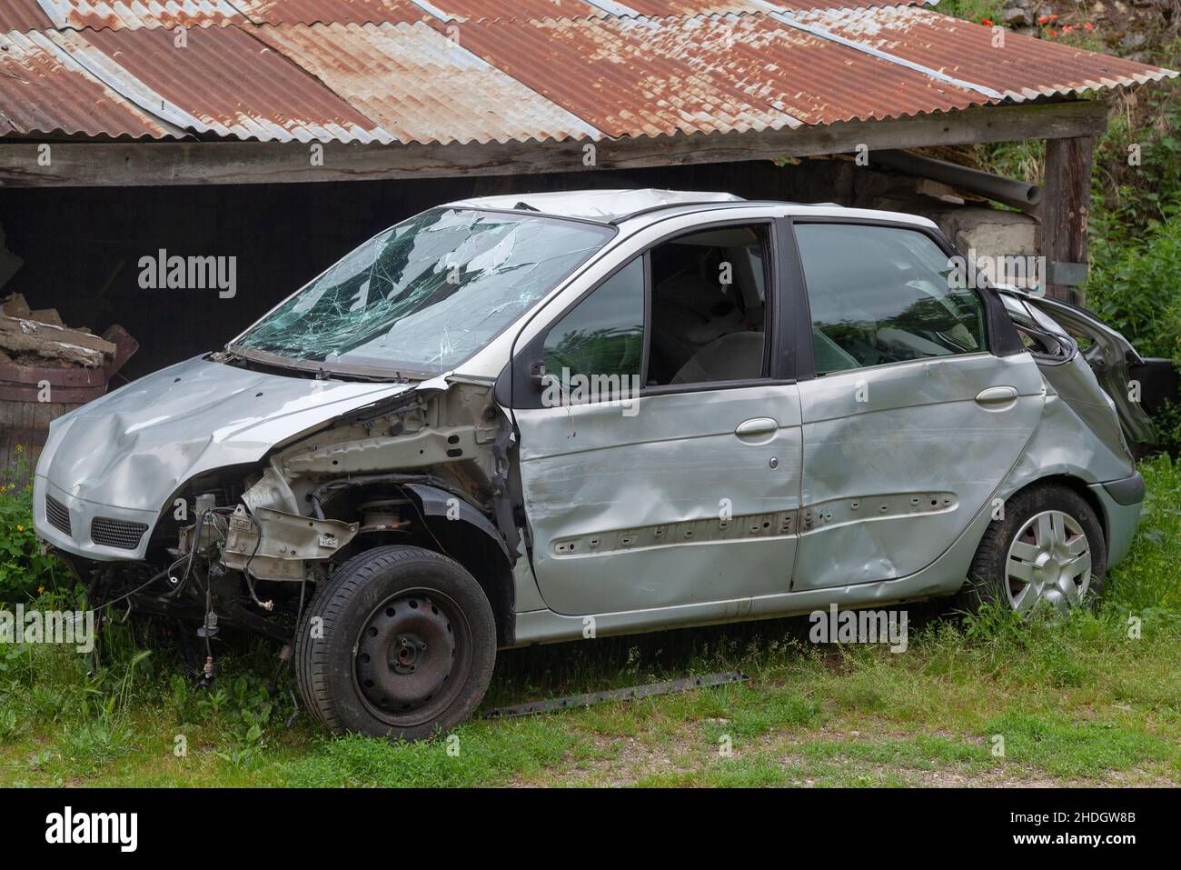 car wreck, accident damaged car, junk car, car wrecks, accident damaged ...