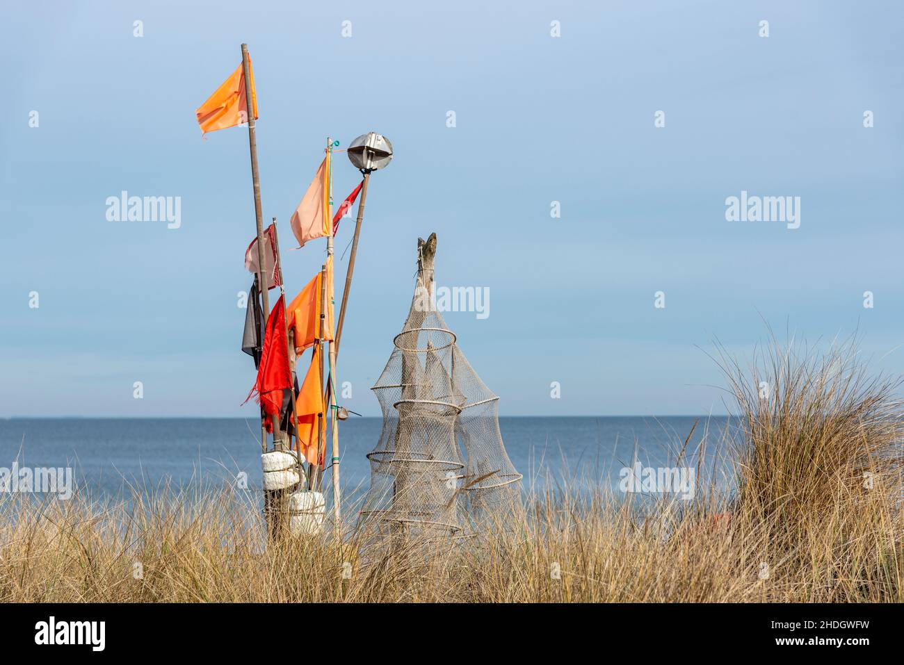 Fishing net flags hi-res stock photography and images - Alamy