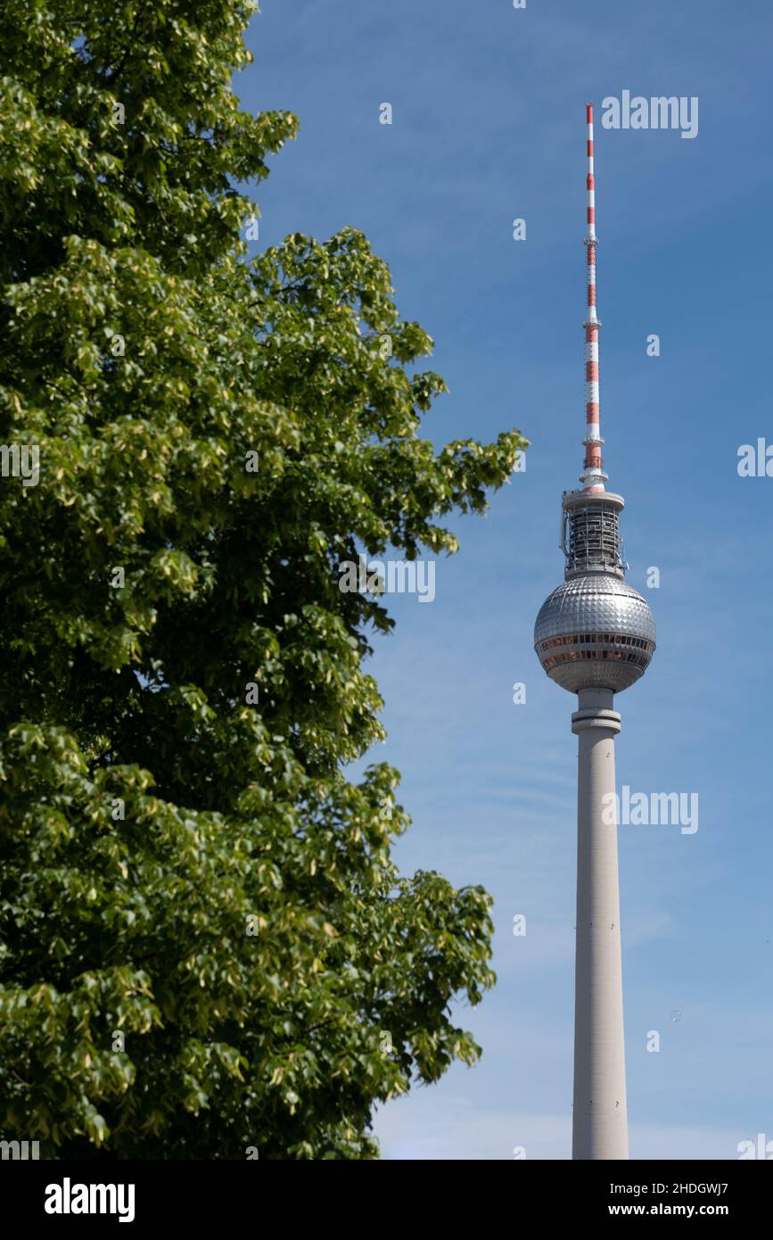 berlin, television tower, television towers Stock Photo - Alamy