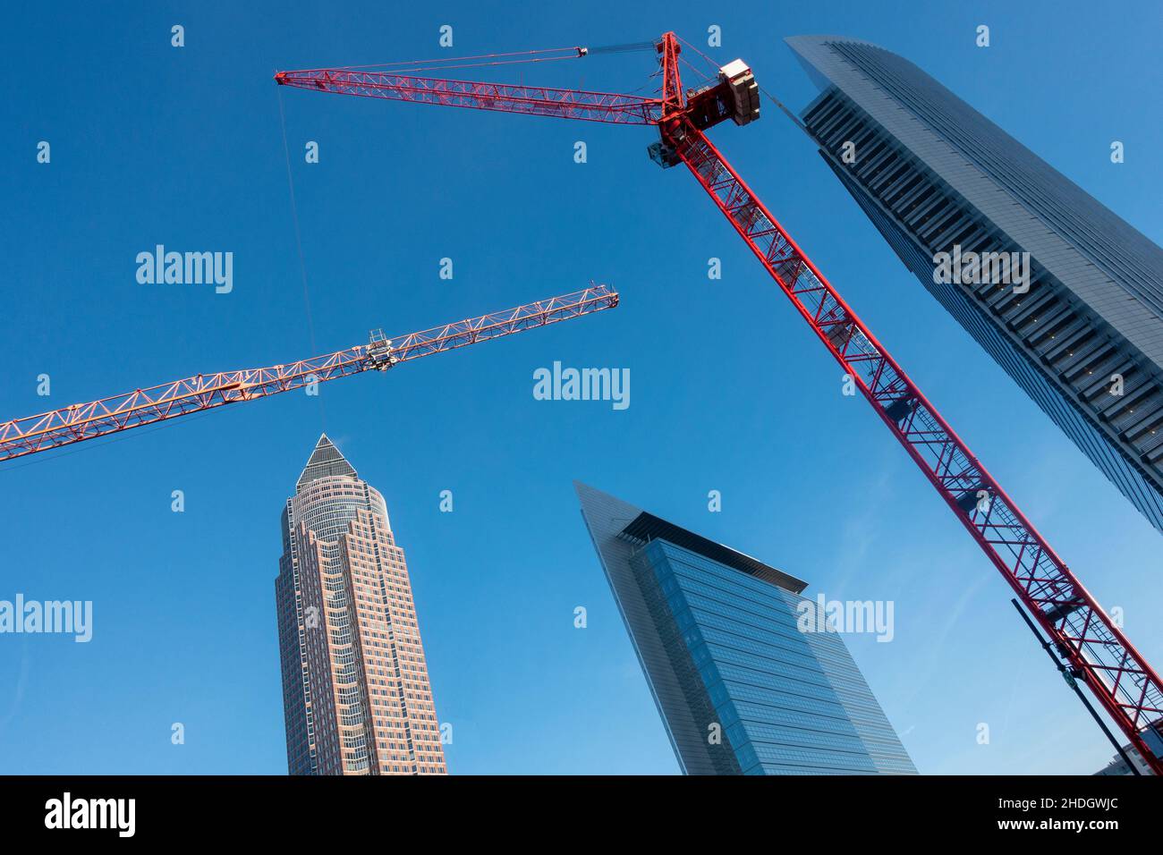 skyscraper, crane, skyscrapers, cranes Stock Photo - Alamy