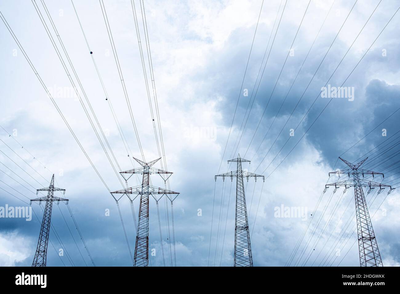 energy supply, mast, energy supplies, masts Stock Photo - Alamy