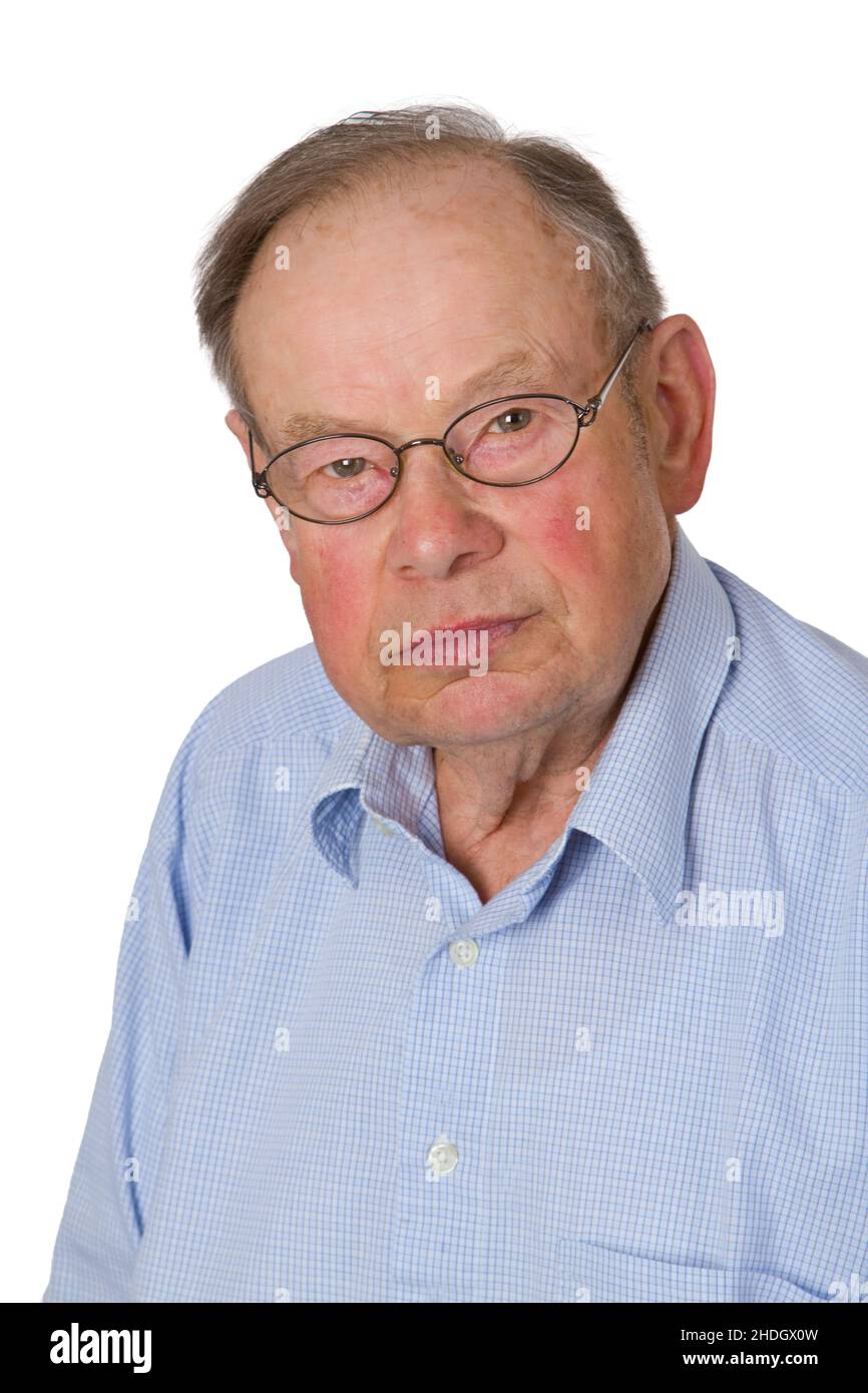Old male pensioner in eyeglasses hi-res stock photography and images ...