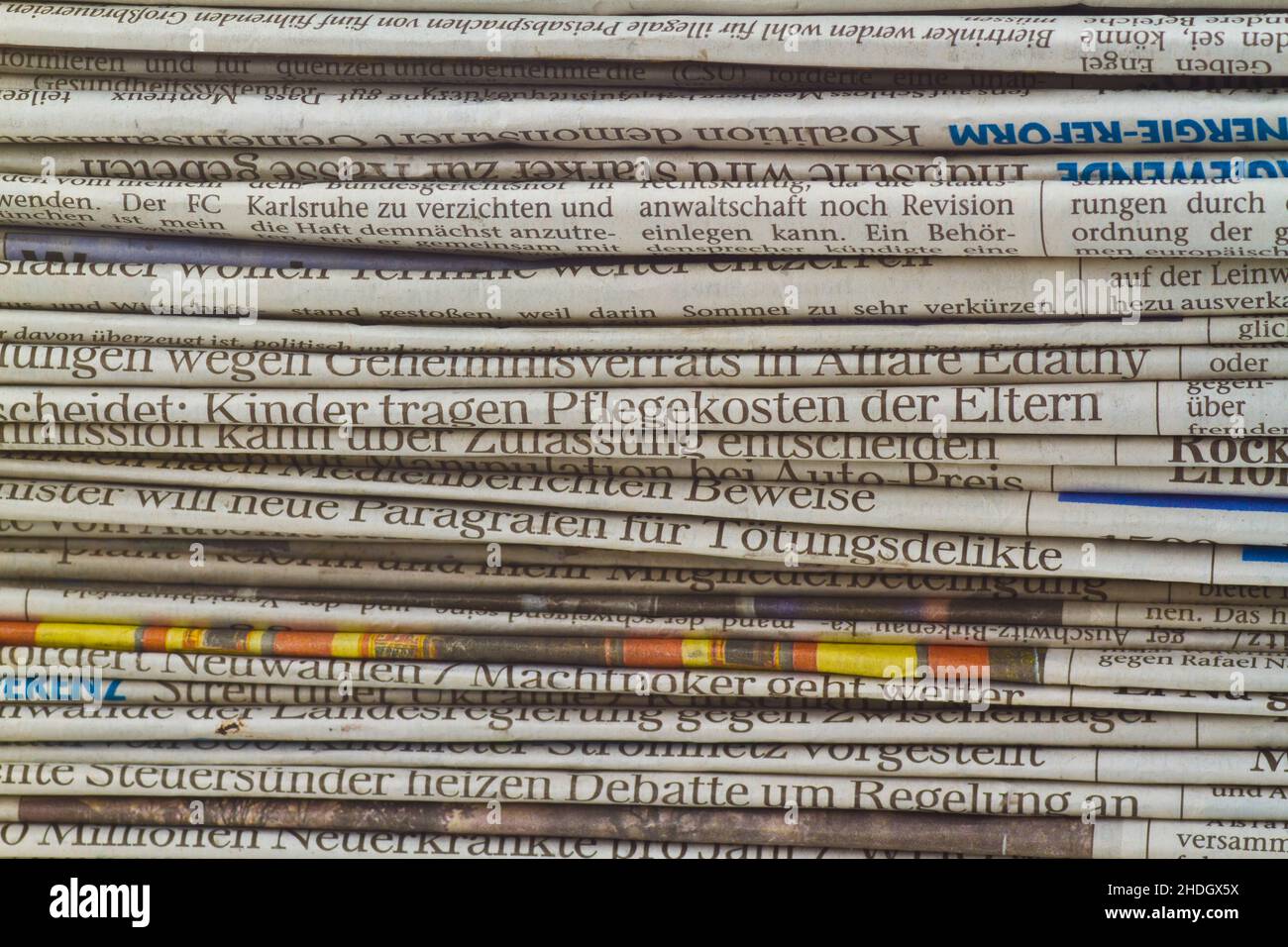 newspaper, stack of newspaper, newspapers, stack of newspapers Stock ...