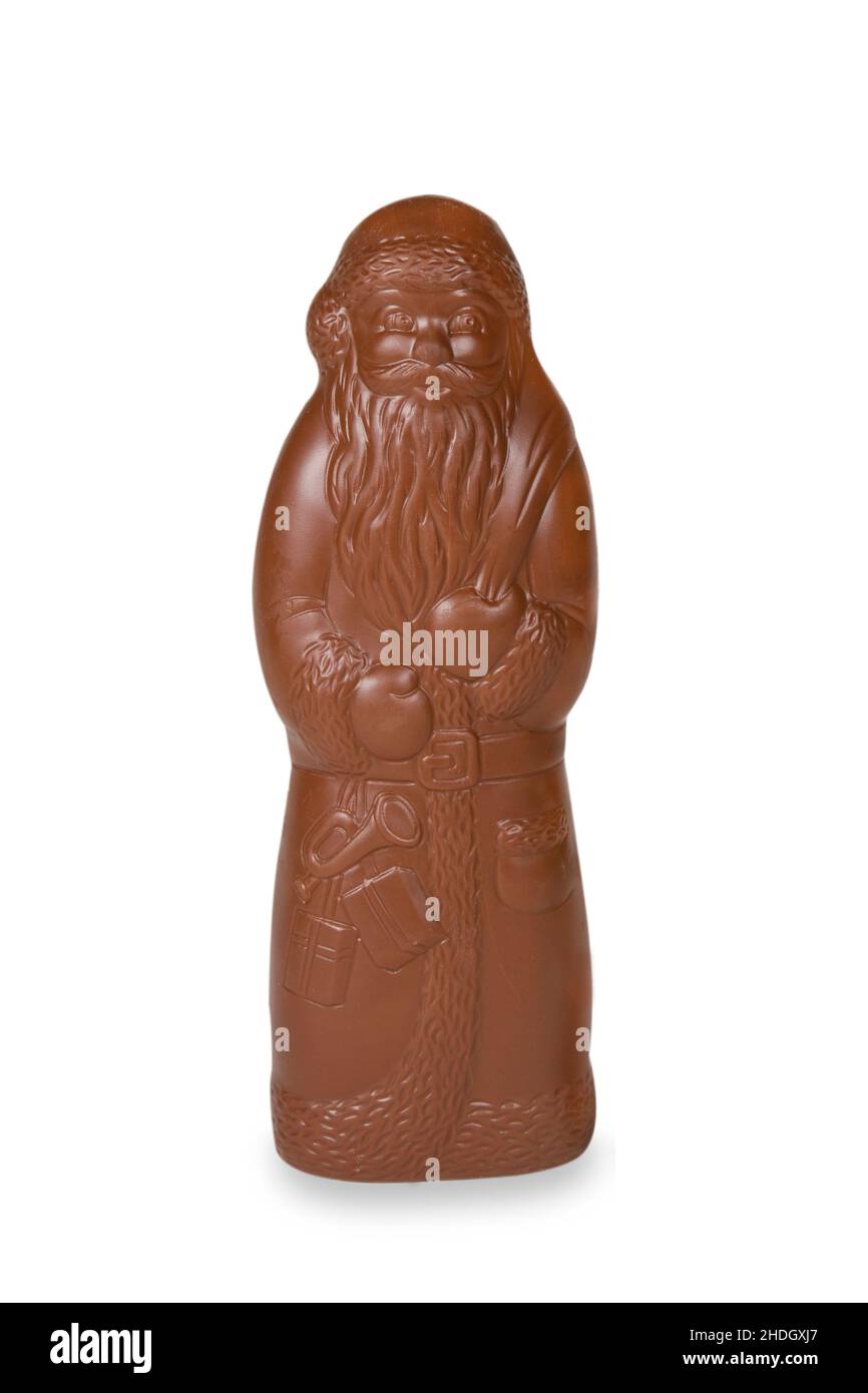 chocolate santa claus, chocolate santa Stock Photo - Alamy