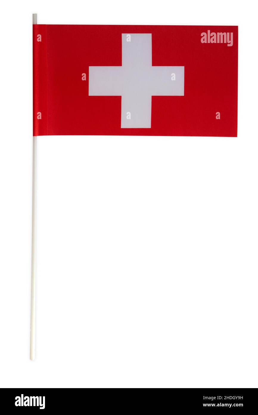 Switzerland flag on paper hi-res stock photography and images - Alamy
