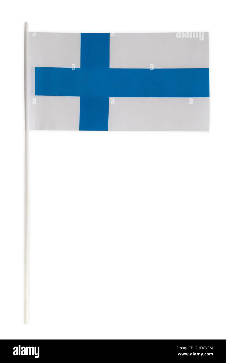 White finland flag hi-res stock photography and images - Alamy