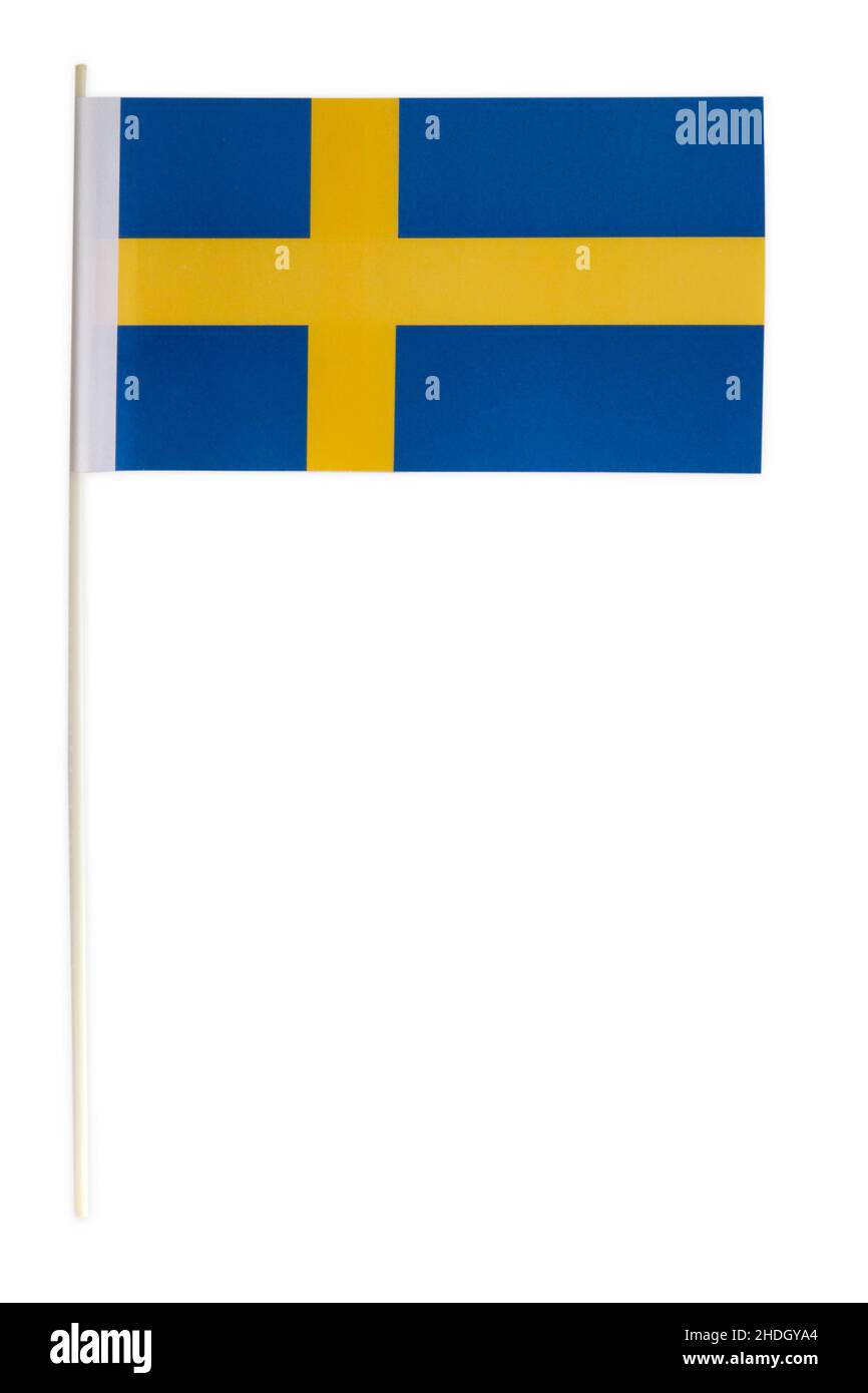 sweden, paper flag, swedens, paper flags Stock Photo - Alamy