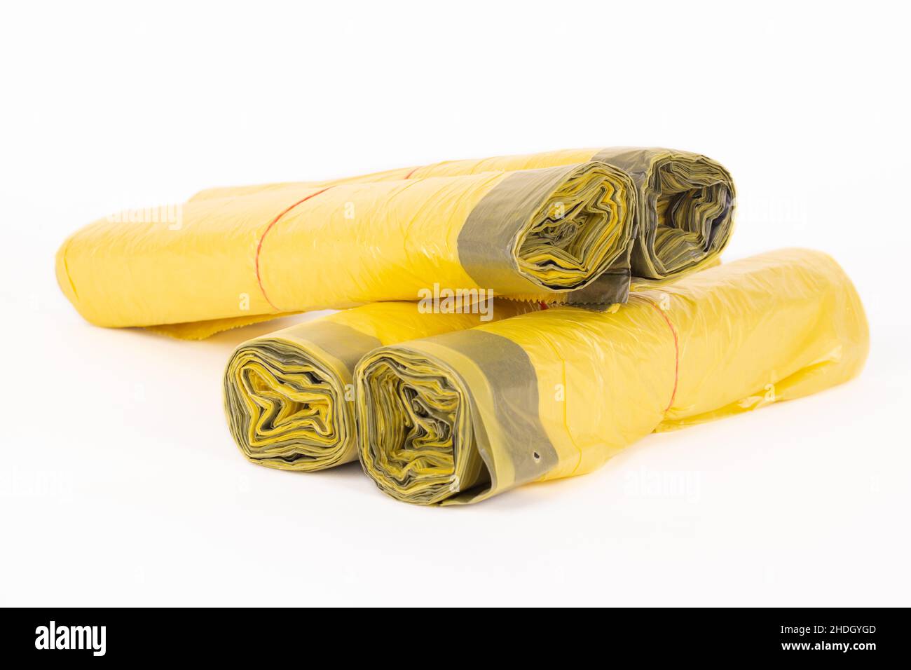 waste separation, gelber sack, waste separations Stock Photo - Alamy